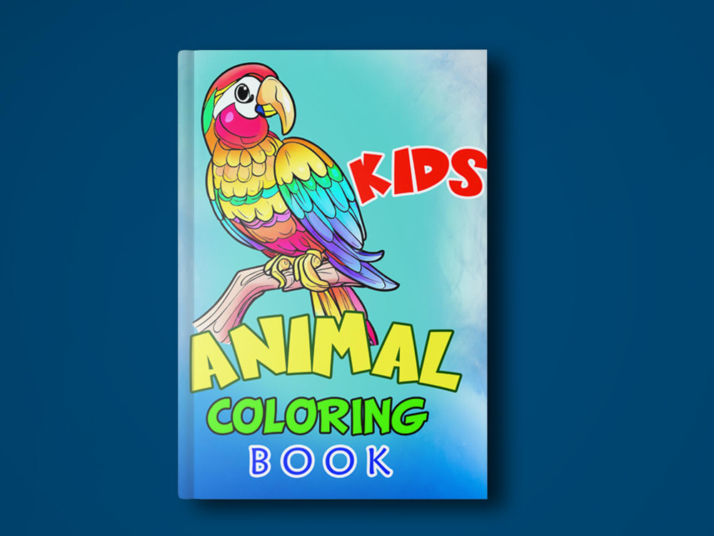 Kids Coloring Book Cover With Unique Design | Upwork