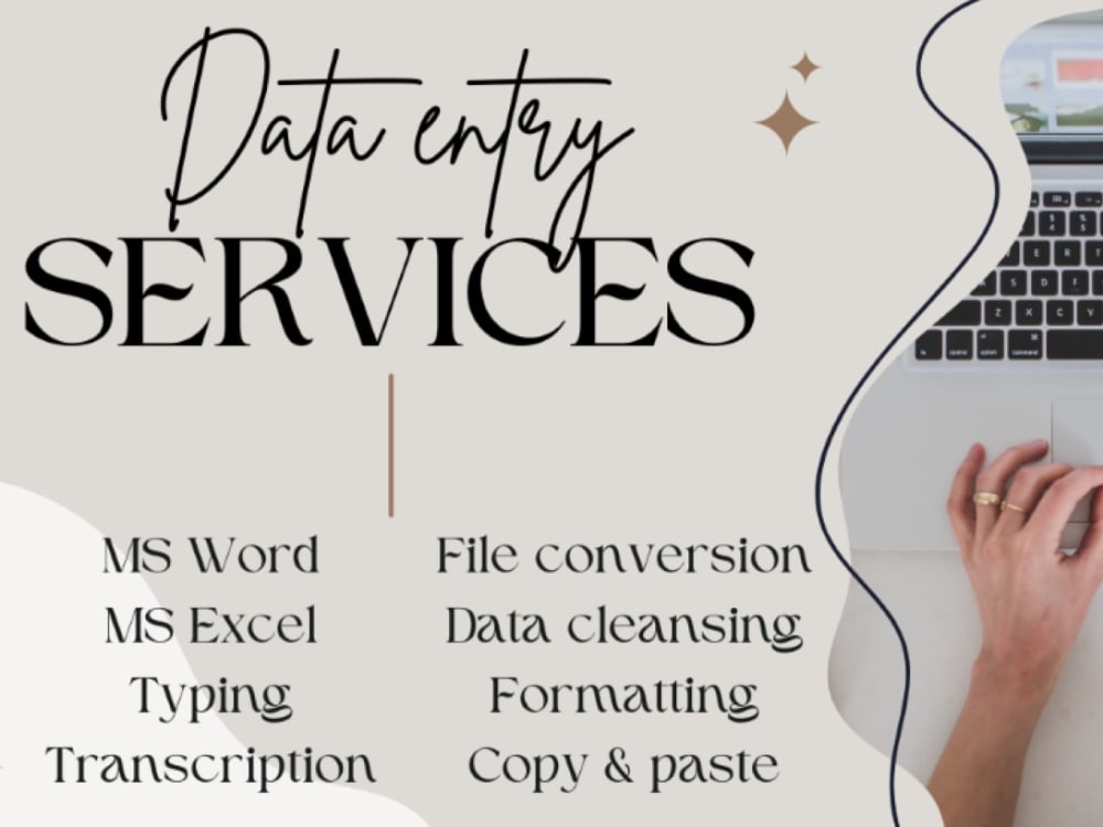 Data entry services: Excel, Word, typing, transcription, file conversion | Upwork