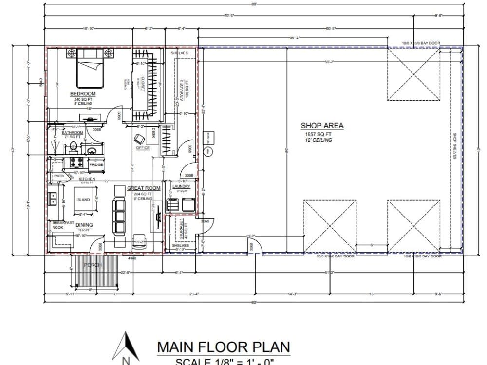 A Complete House Plan Set with Stunning Exterior Renderings | Upwork