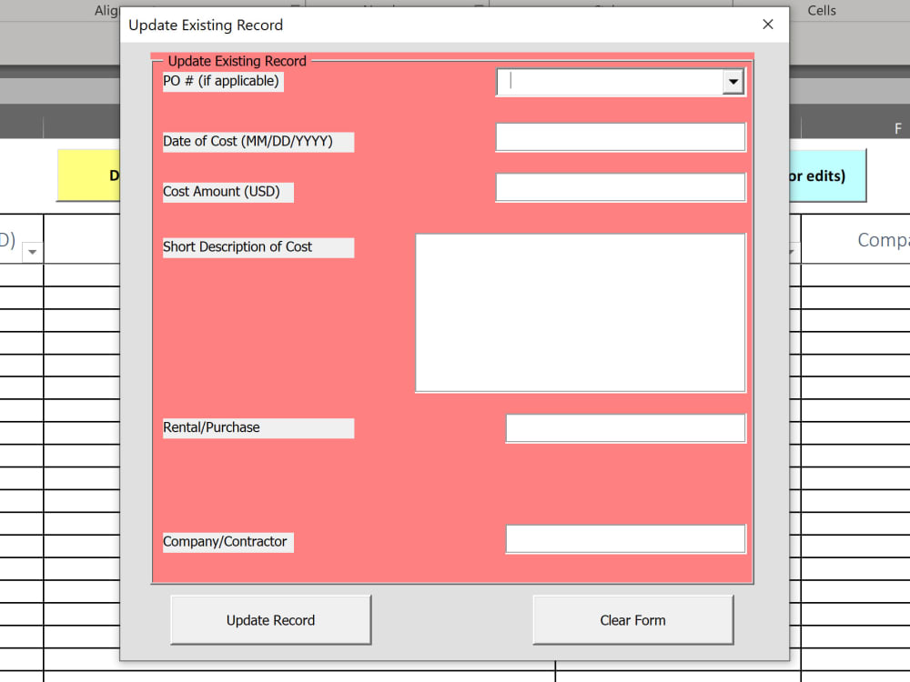 Simple and robust Project Cost Tracker | Upwork