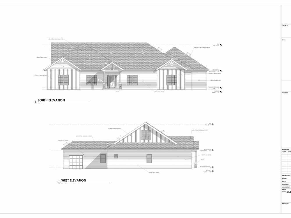 A complete set of drawing in Revit / Autocad | Upwork