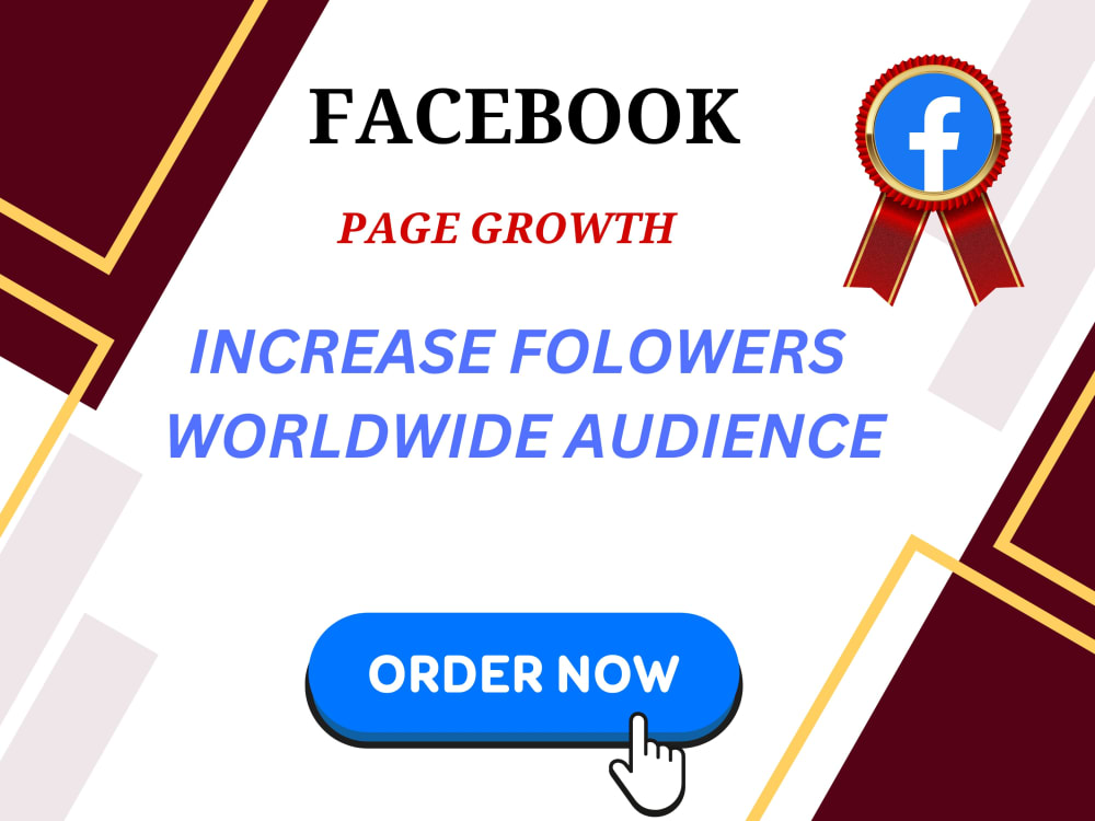 Facebook page likes and followers in a safe way | Facebook Followers | Upwork