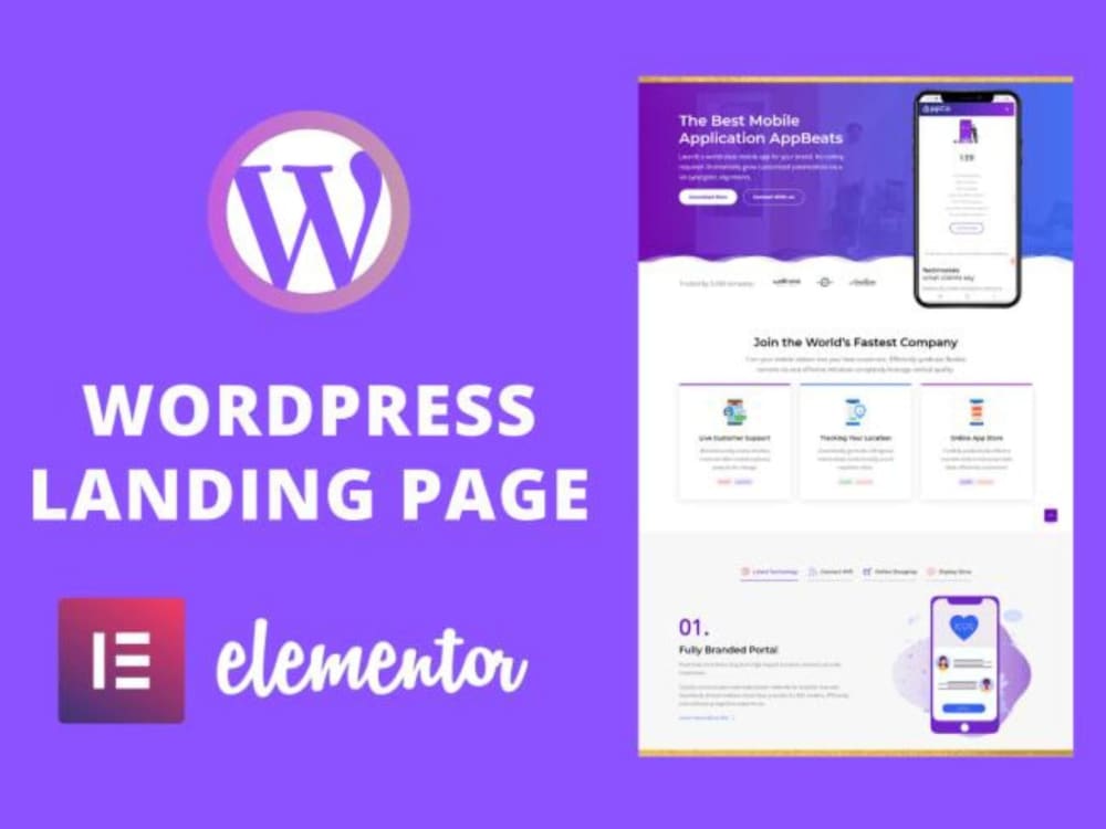 Elementor landing page or WordPress landing page design | Upwork