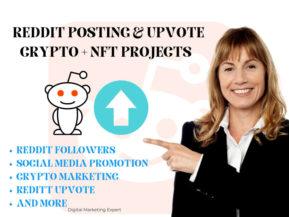 Get reddit crypto groups, posting & promotion, Reddit shilling and ...