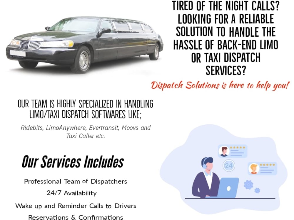 24/7 Call Answering & Dispatch Services for Limousine and Taxi ...