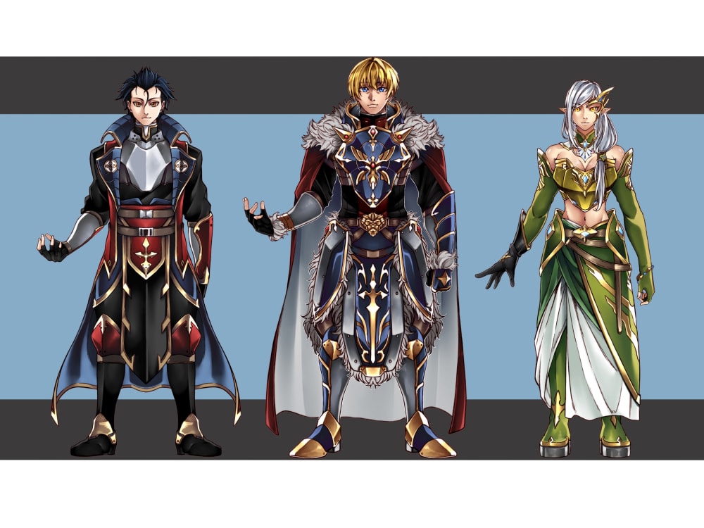 Character design sheets anime style | Upwork