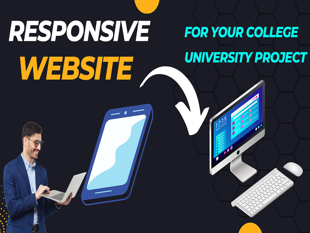 Responsive website by using HTML CSS bootstrap | Upwork
