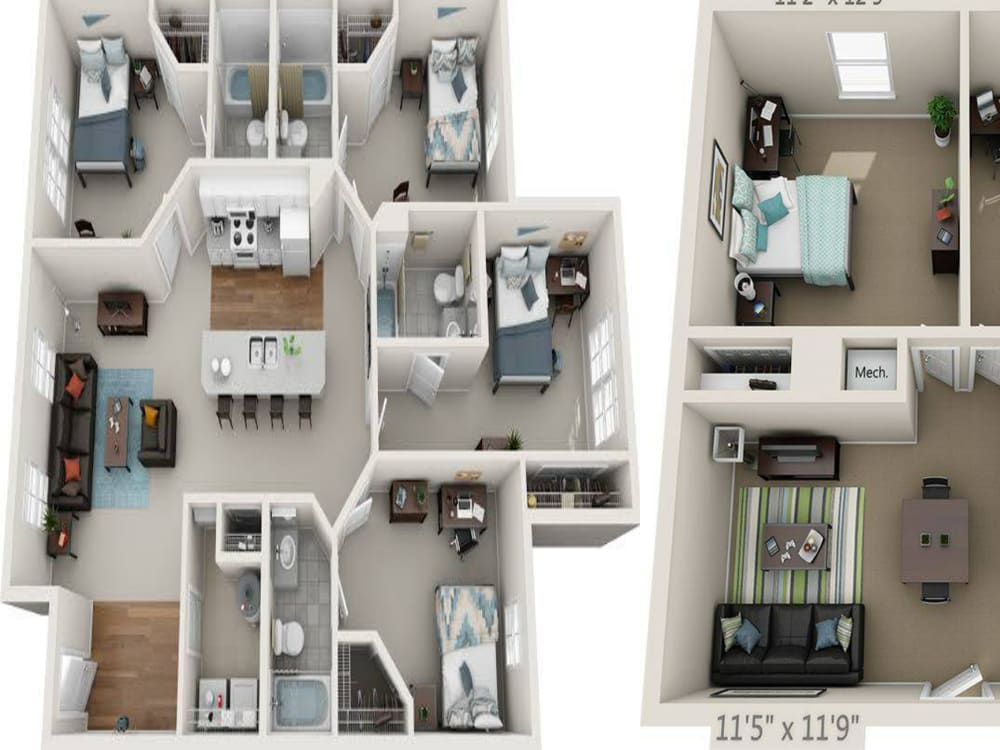 Realistic house designs and flooring plans, Architecture Engineering ...