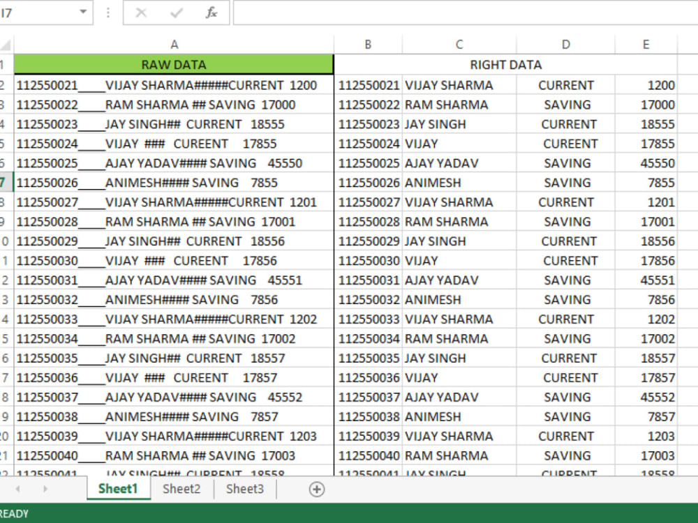 Data Cleaning Formatting And Editing Sorting In Excel Sheet Upwork