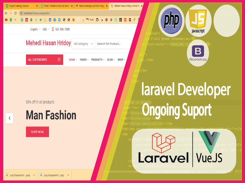 Laravel Developer Php Developer Vuejs Developer Any Kind Of Bug Fix Upwork