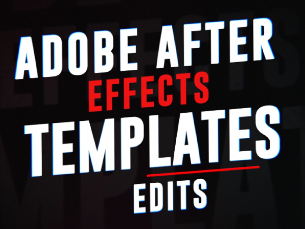After Effects Envato Elements/Videohive Template Edits With Your ...