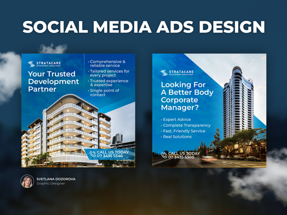 Custom Facebook Ads Design | Social Media Ads| Instagram | Banner Ad ...