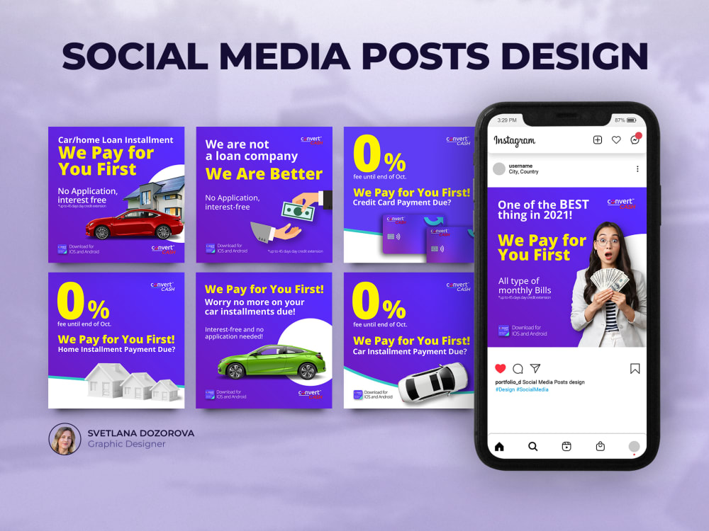 Premium quality social media posts design | Upwork