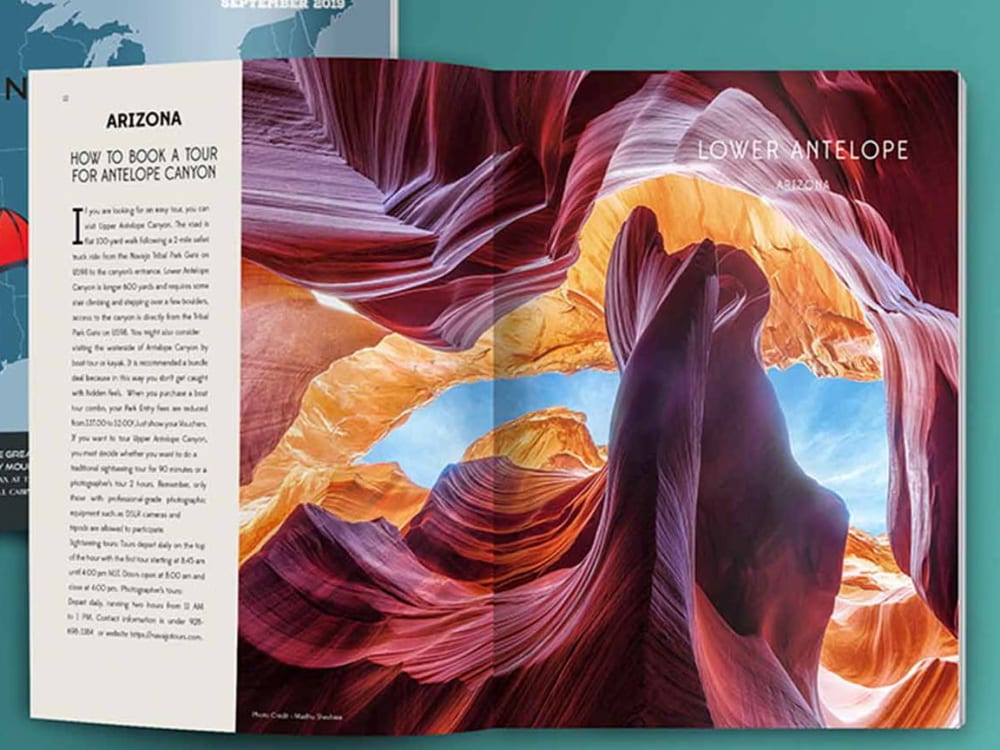 A print and digital magazine/catalog | Upwork