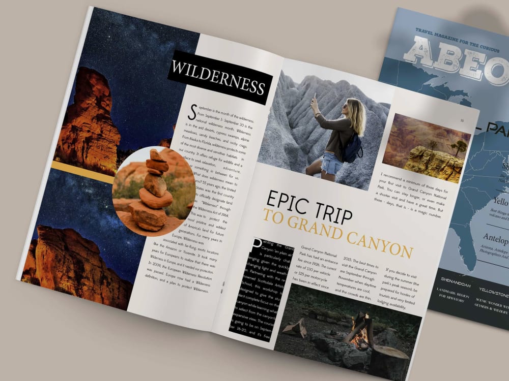 A print and digital magazine/catalog | Upwork