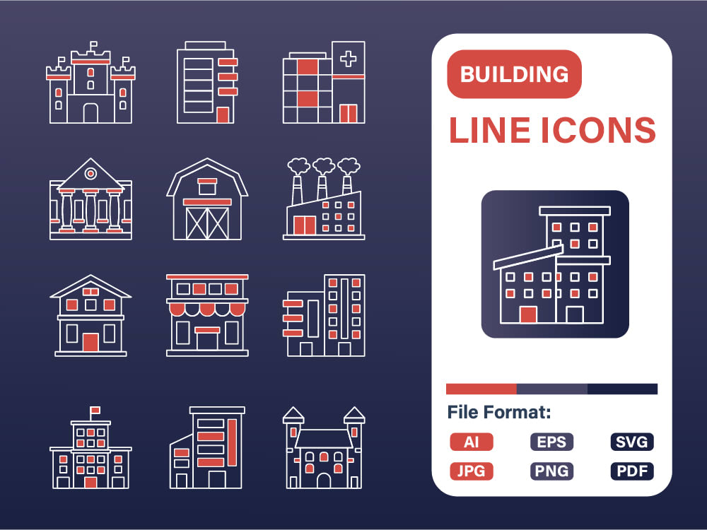 Custom icon line art | Upwork