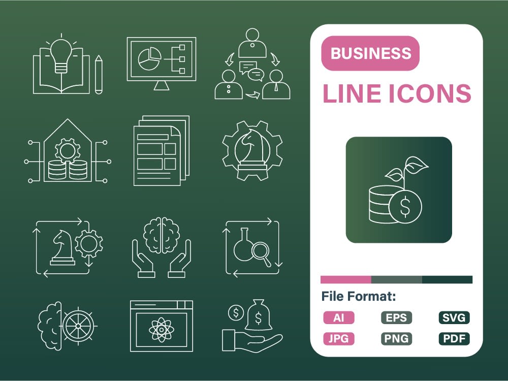 Custom icon line art | Upwork