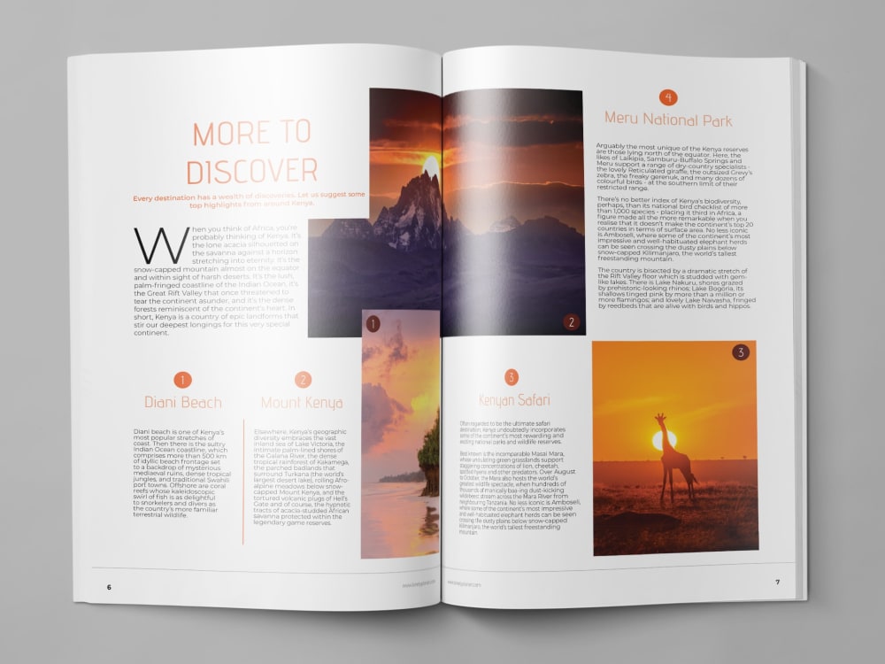 A magazine/editorial layout design to showcase your content. | Upwork