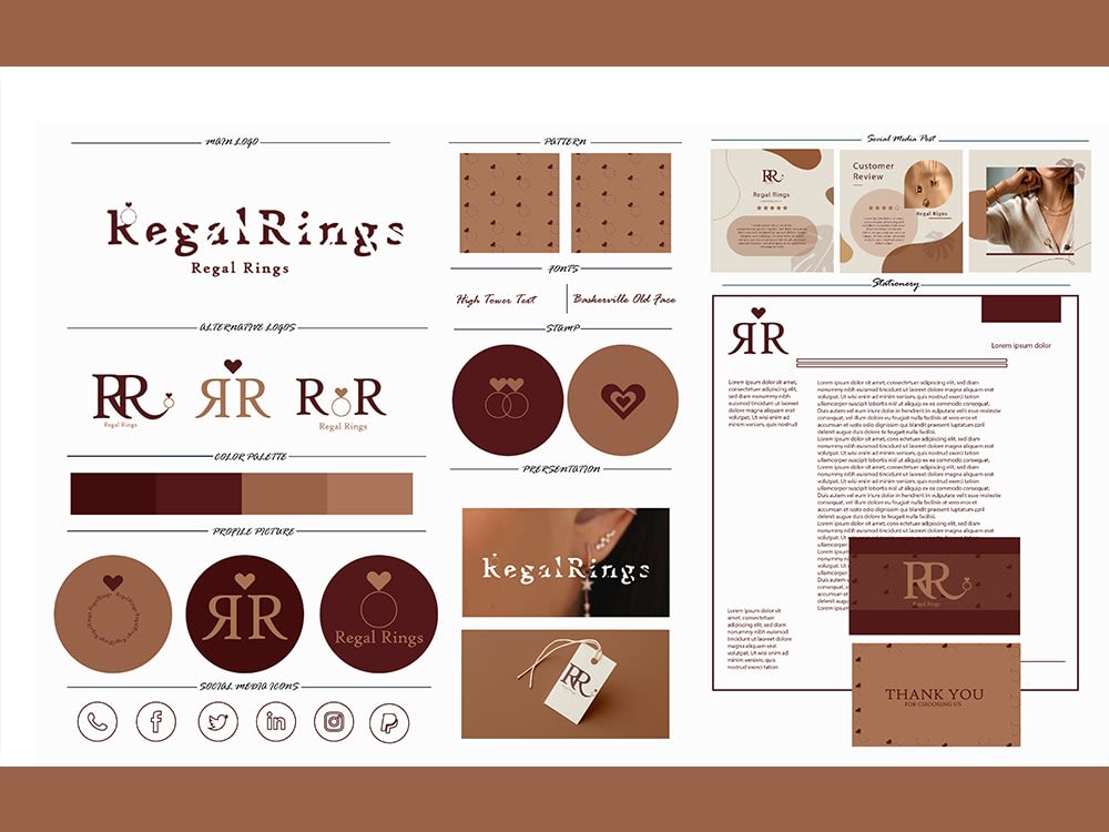 Professional and modern brand identity kit design | Upwork