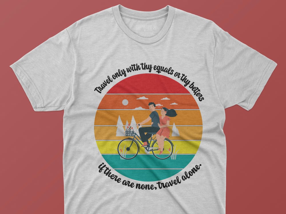 A basic typography-based T-shirt design | Upwork