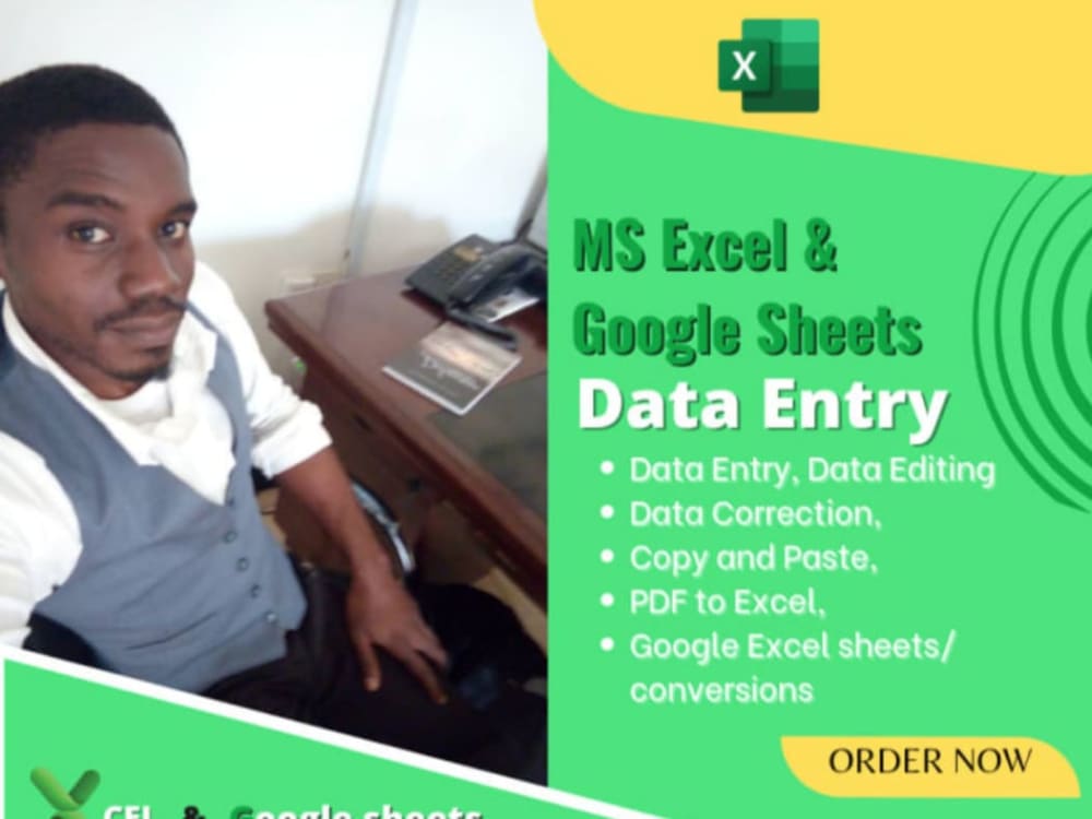 Accurate data entry, data editing, and retyping of data | Upwork
