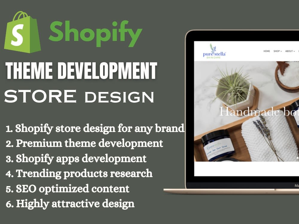 Custom shopify theme, shopify app and create shopify store design | Upwork