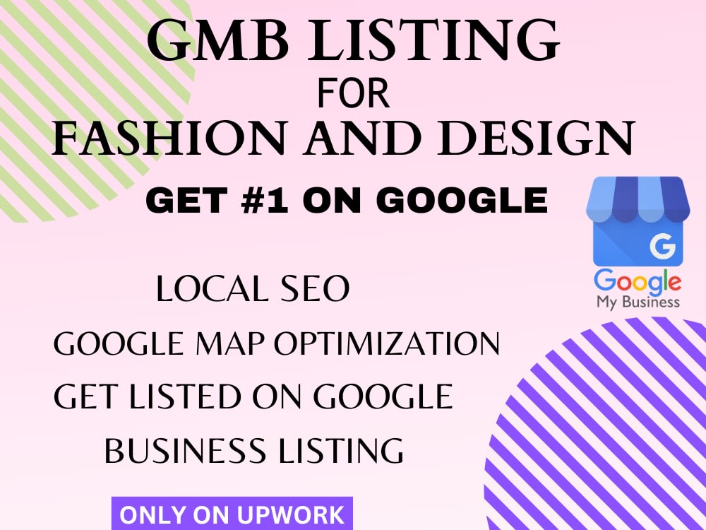 The best Fashion and design GMB Listing| Local Citation| Organic ...