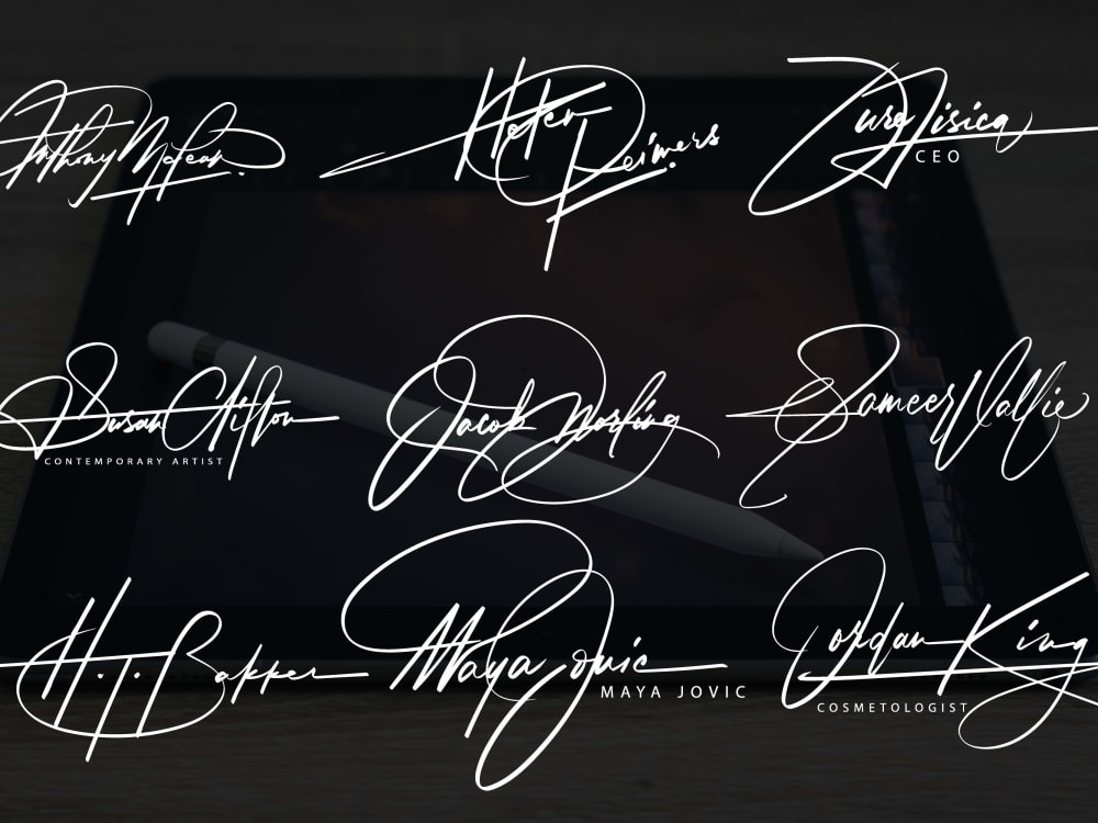 A awesome hand crafted signature logo | Upwork