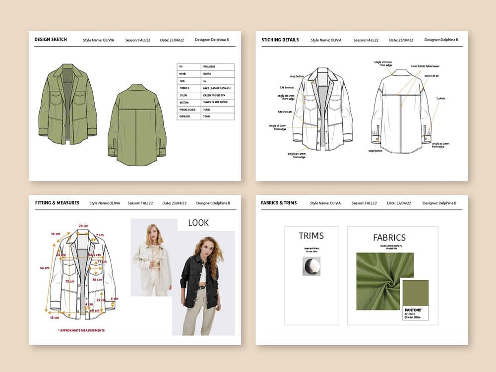 Fashion tech pack and clothing tech pack | Upwork