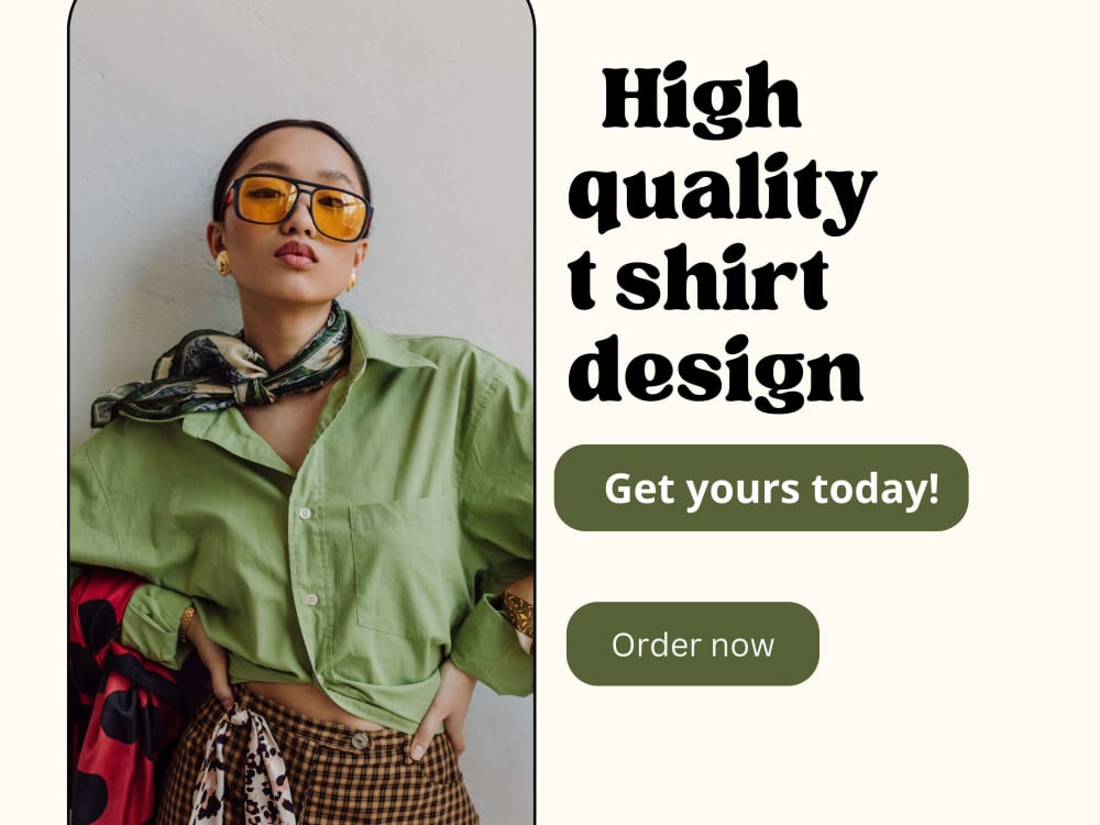 Minimalist creative T-shirt post design | Upwork