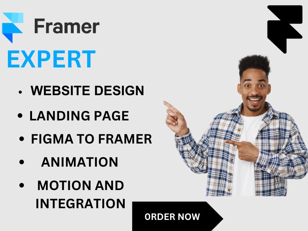Get amazing framer website design, framer animation, Figma to Framer ...