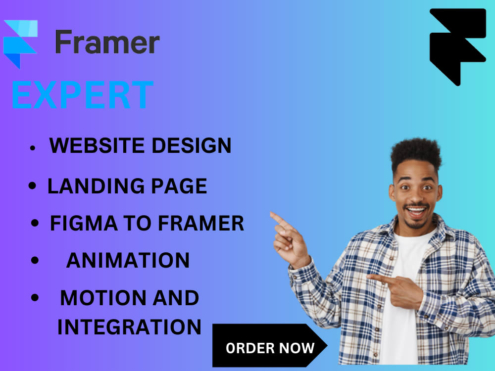 Get amazing framer website design, framer animation, Figma to Framer ...