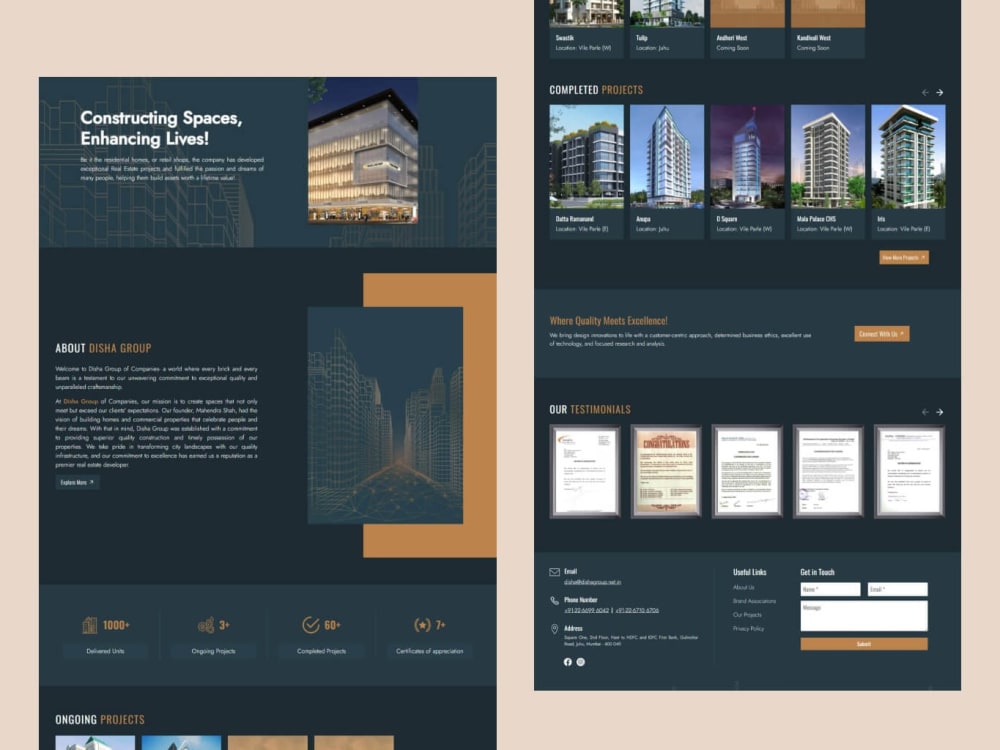 A pixel-perfect design with a responsive design. | Upwork