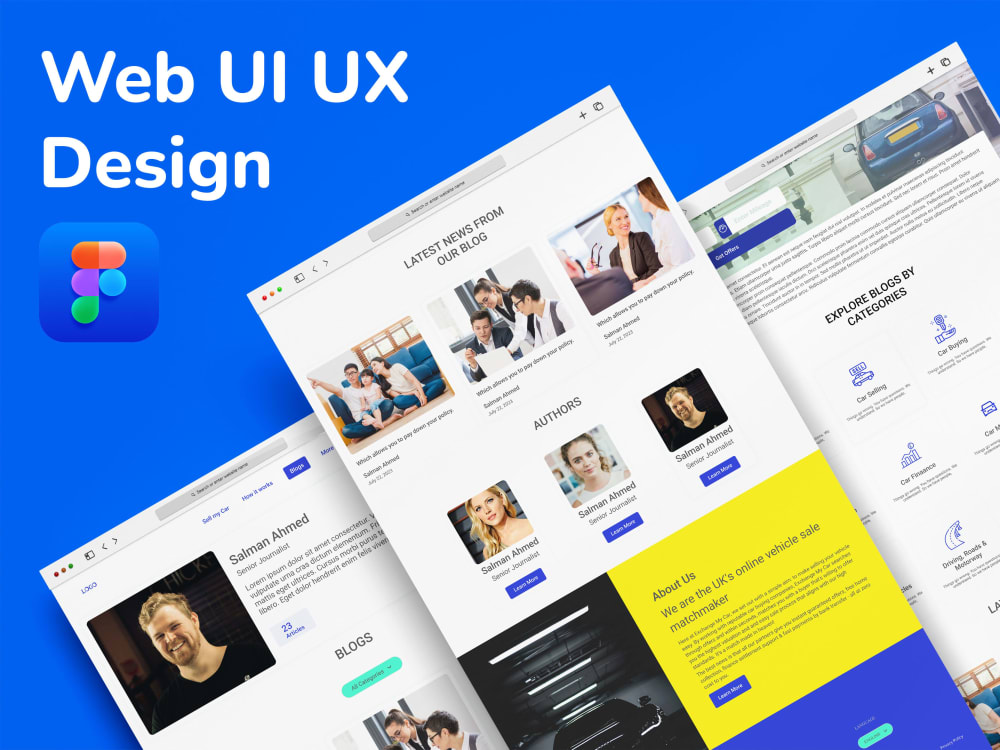 Website UI UX design, web UI design, wireframe, prototypes | Upwork