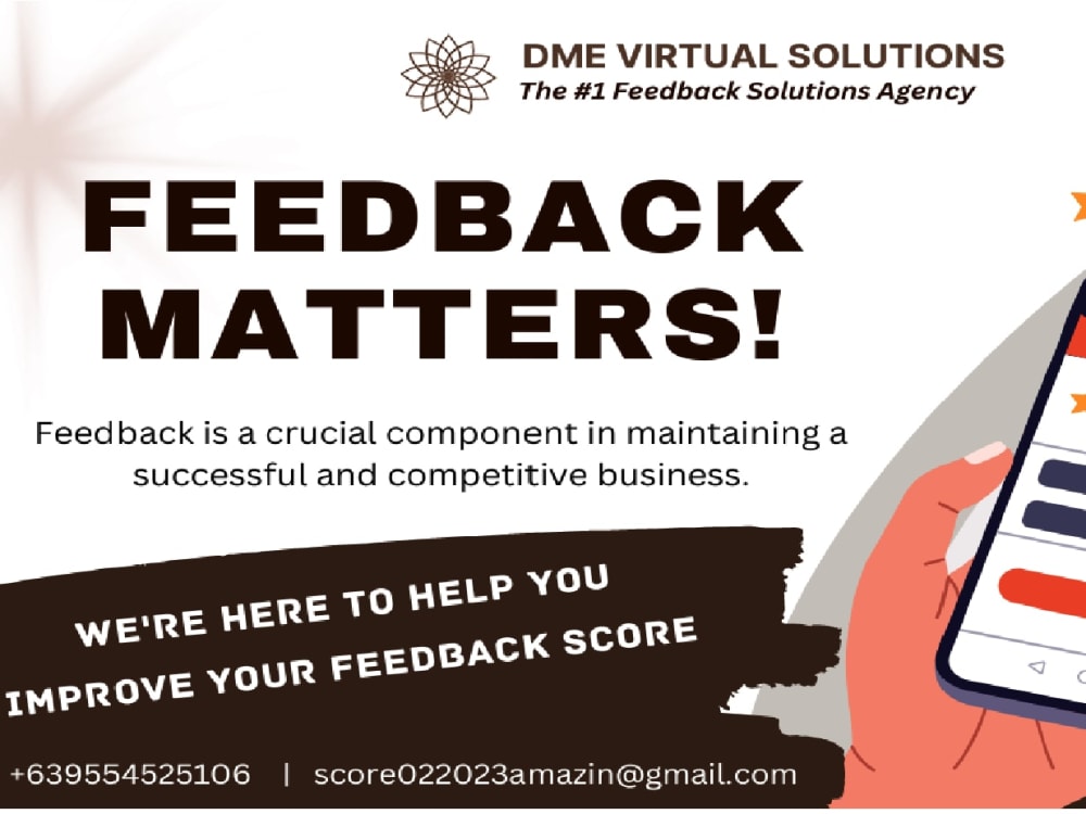 A fantastic work that will boost your Facebook customer feedback score ...