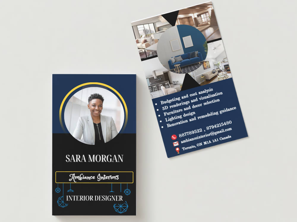 A fantastic business e-card design | Upwork