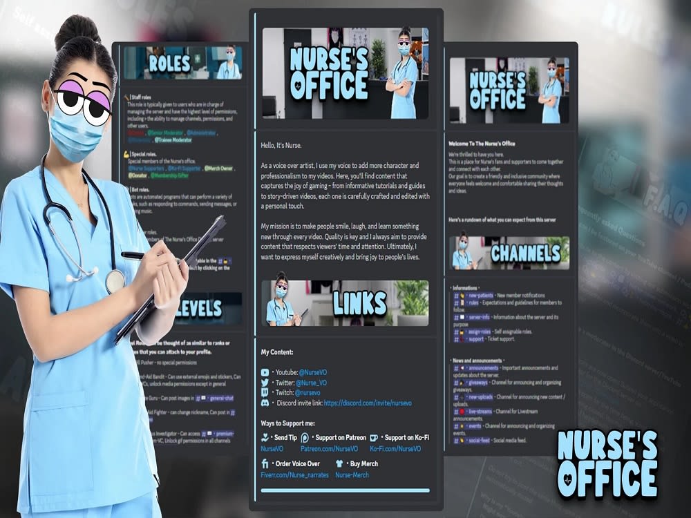 A professional discord server setup with bots and security | Upwork