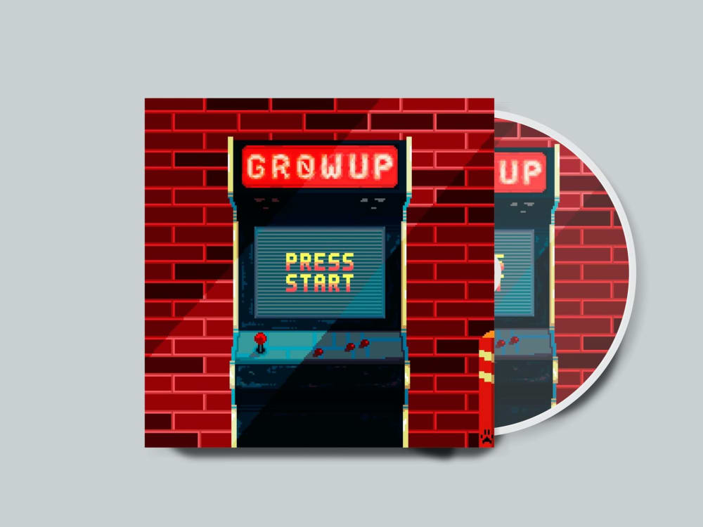 Premium pixel art album cover for your project | Upwork