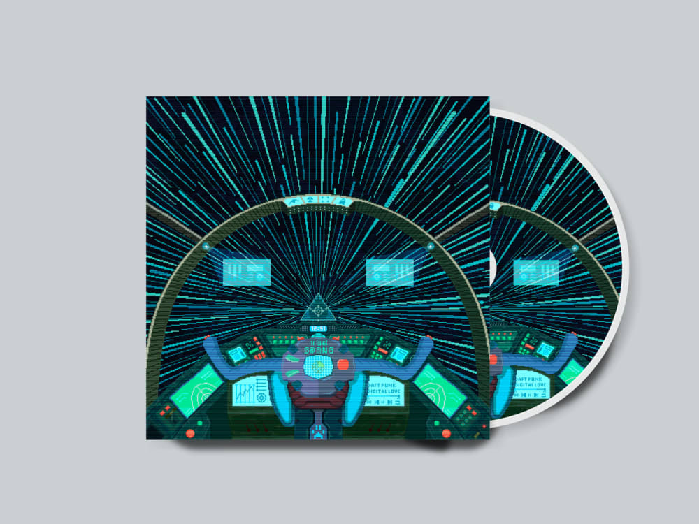 Premium pixel art album cover for your project | Upwork