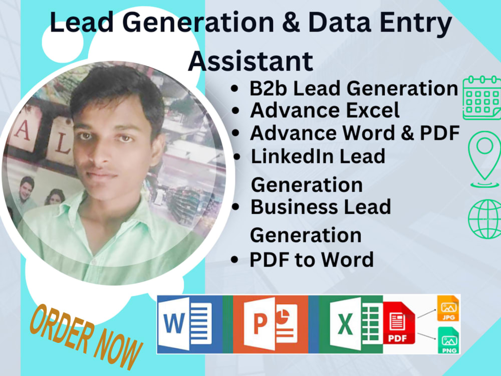 Data entry expert & B2b Lead generation, Lead generation for your ...