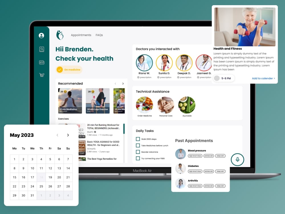 An intuitive web app design that's visually appealing and user-friendly ...