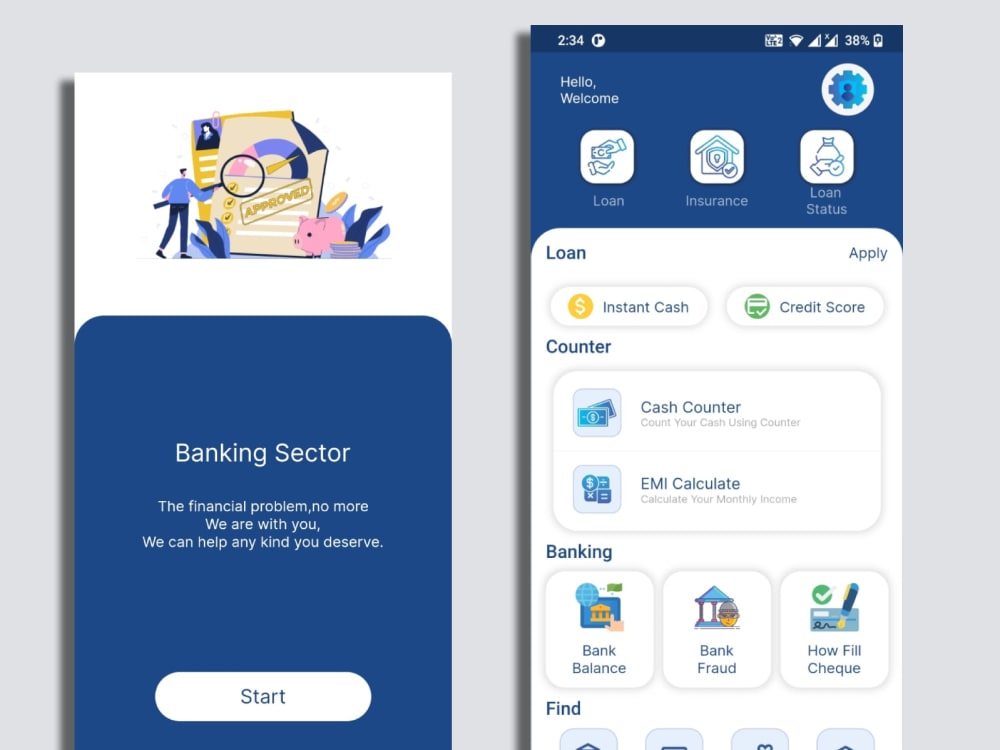Banking Flutter Application user Friendly Flutter Application | Upwork