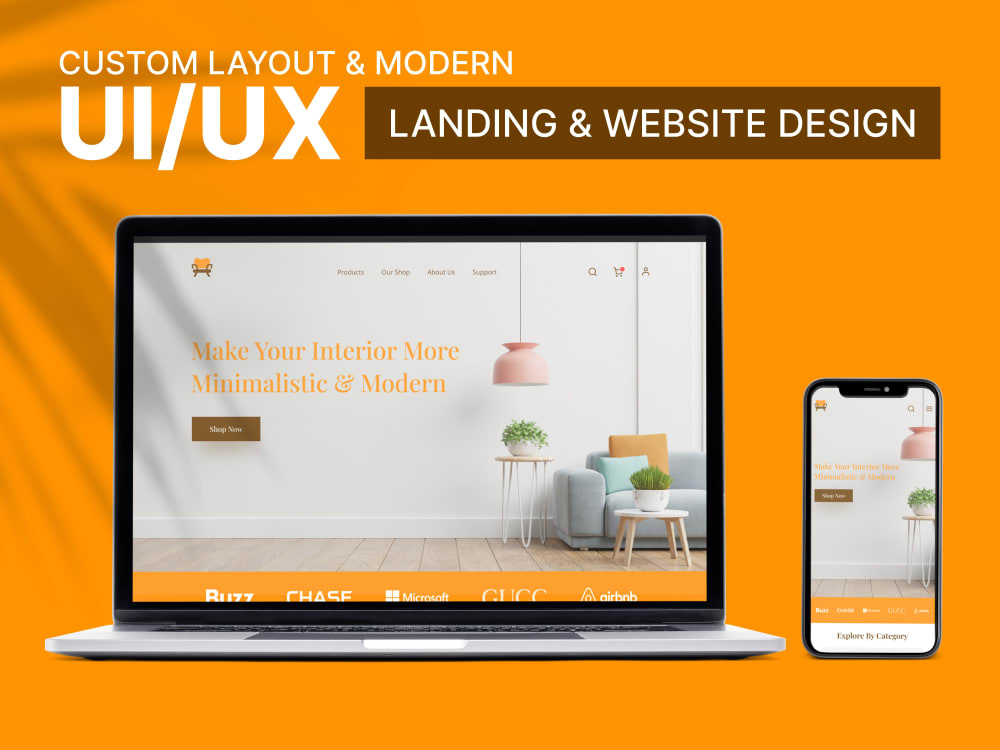 A responsive UI UX website and Landing Page in Figma or Xd | Upwork