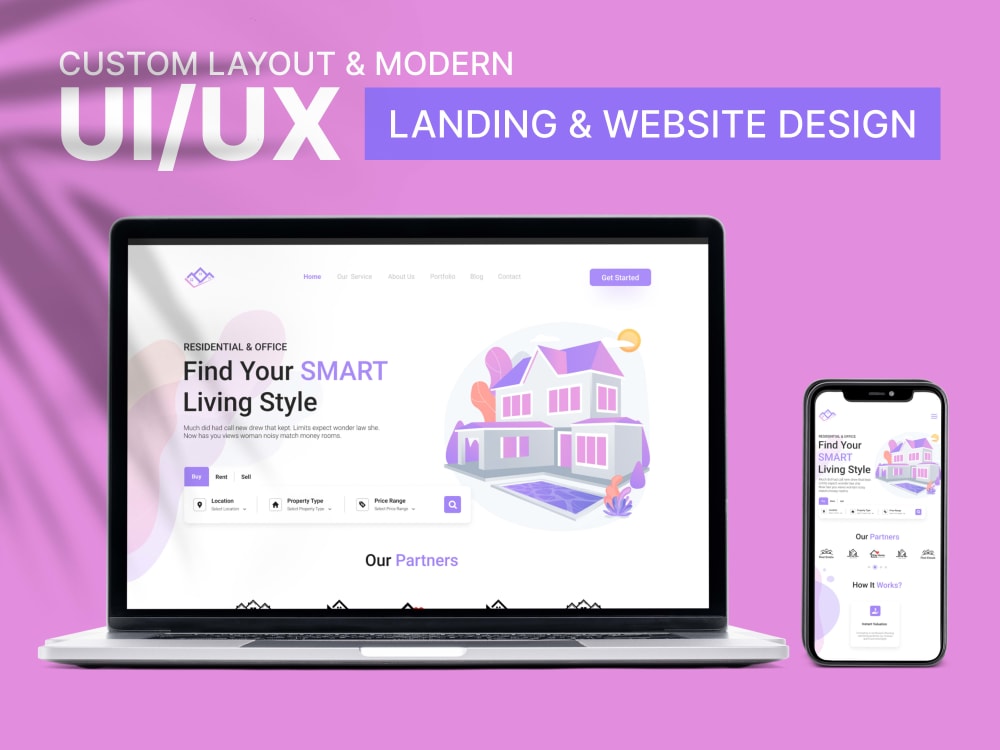A responsive UI UX website and Landing Page in Figma or Xd | Upwork