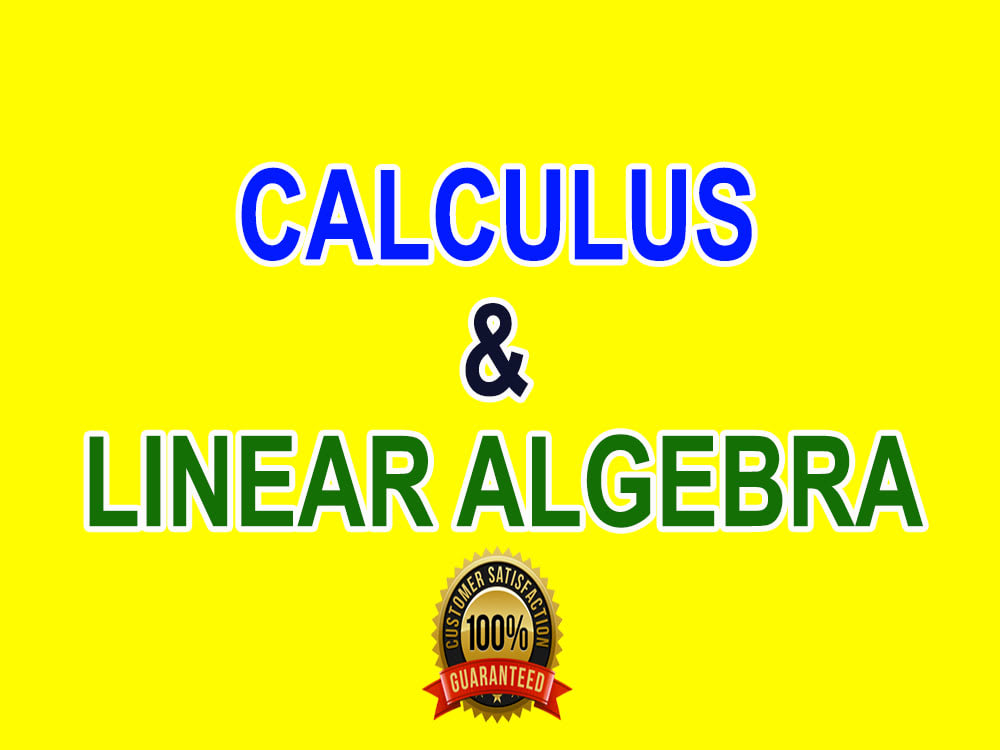 Help in learning calculus and linear algebra | Upwork