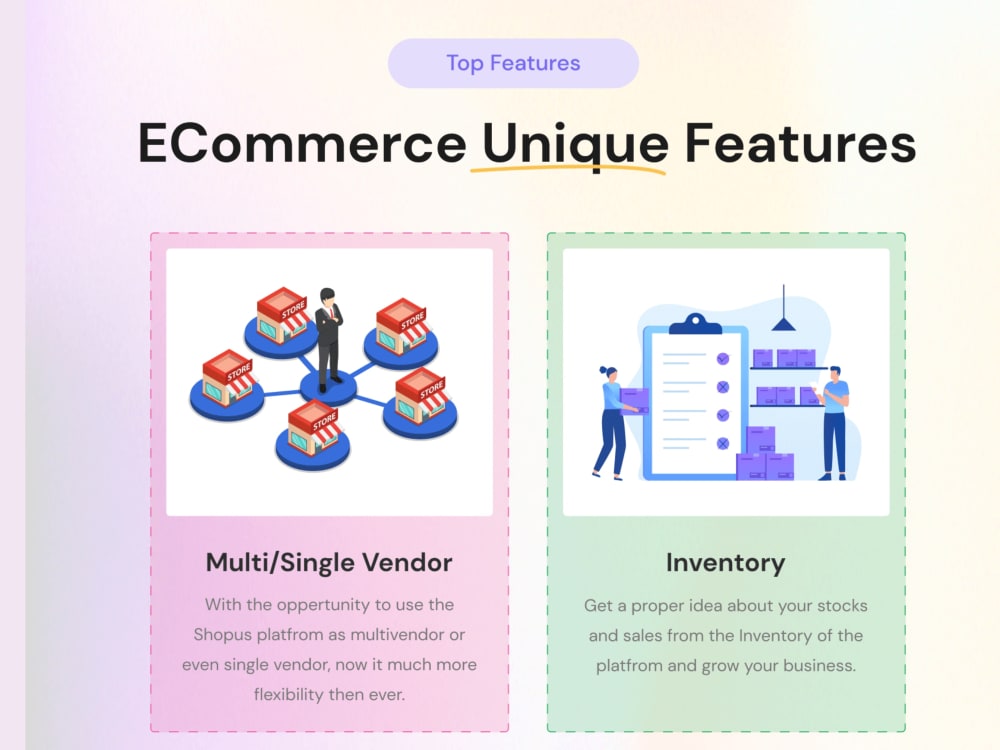ShopUs - Laravel Multivendor Fashion eCommerce Website | Upwork