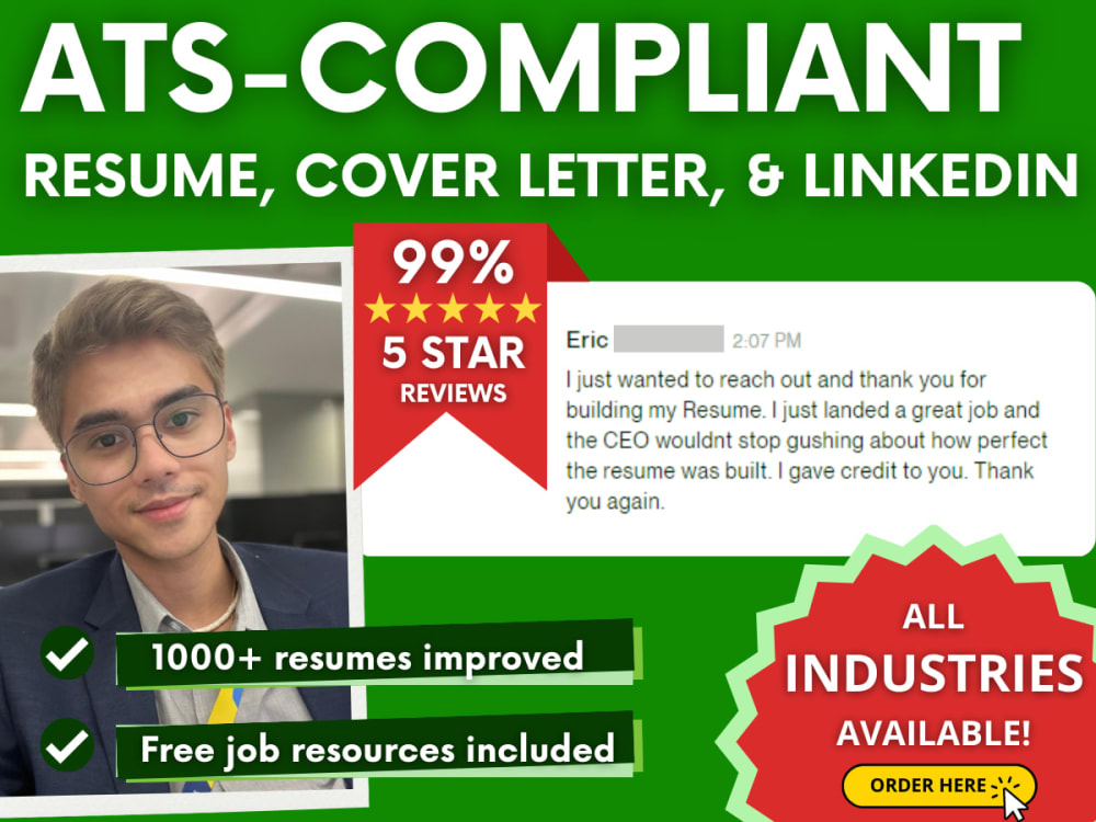 An ATS-Compliant Tech & IT Resume within 24 hours! | Upwork