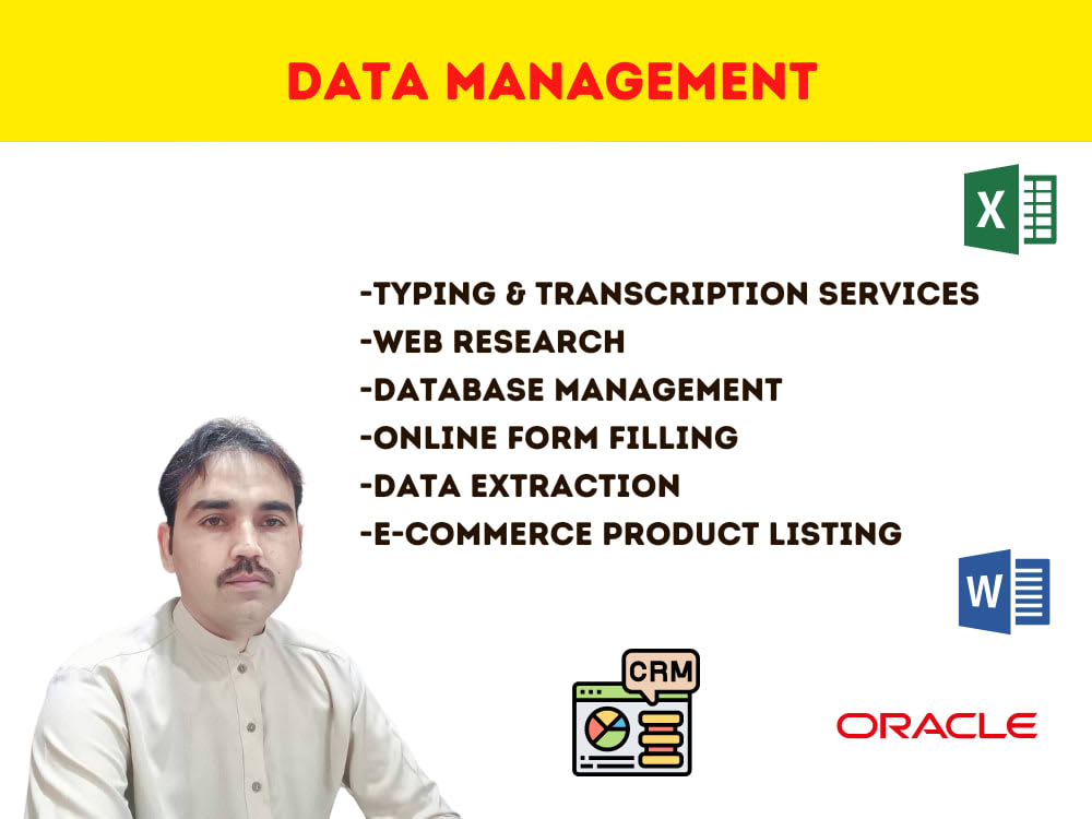 Professional Data Entry, Data Management & CRM Operations Services | Upwork