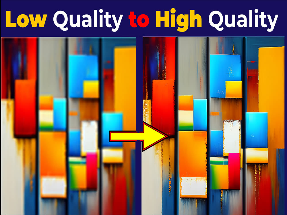 Transform Low-Quality Painting Artwork and Canvas into High-Quality ...