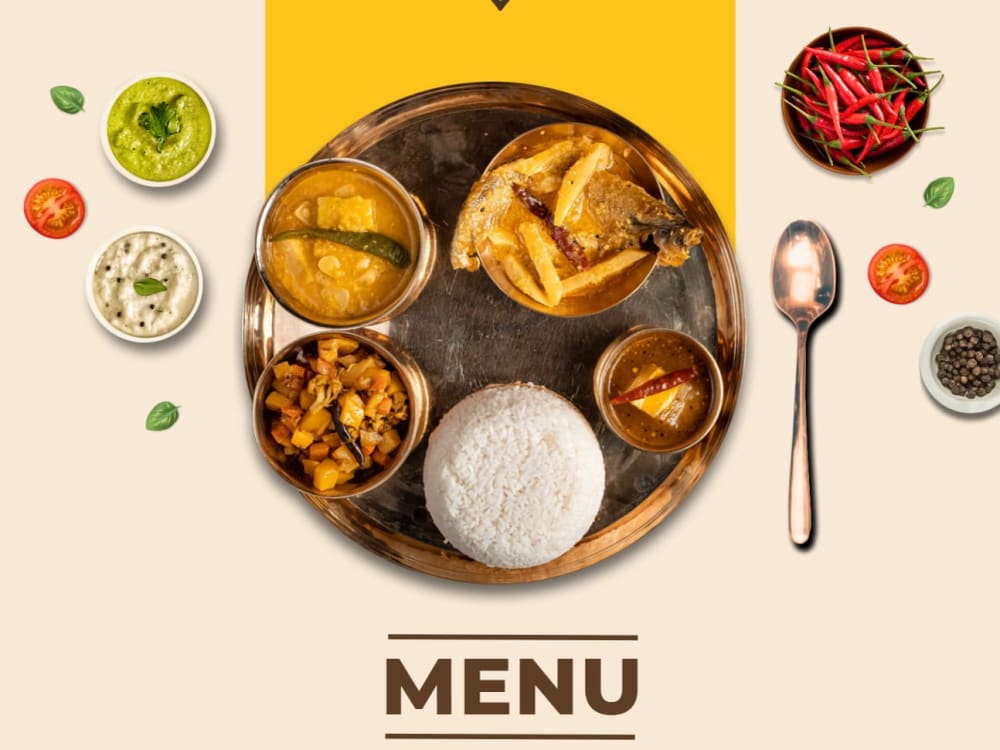 A personalized restaurant menu | Upwork